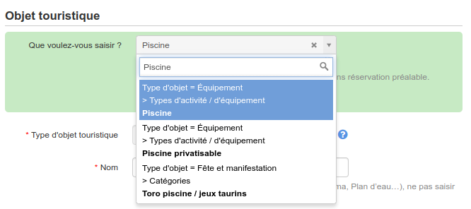 Saisie assistée : aide au choix du type objet – Apidae Tourisme - Site ...